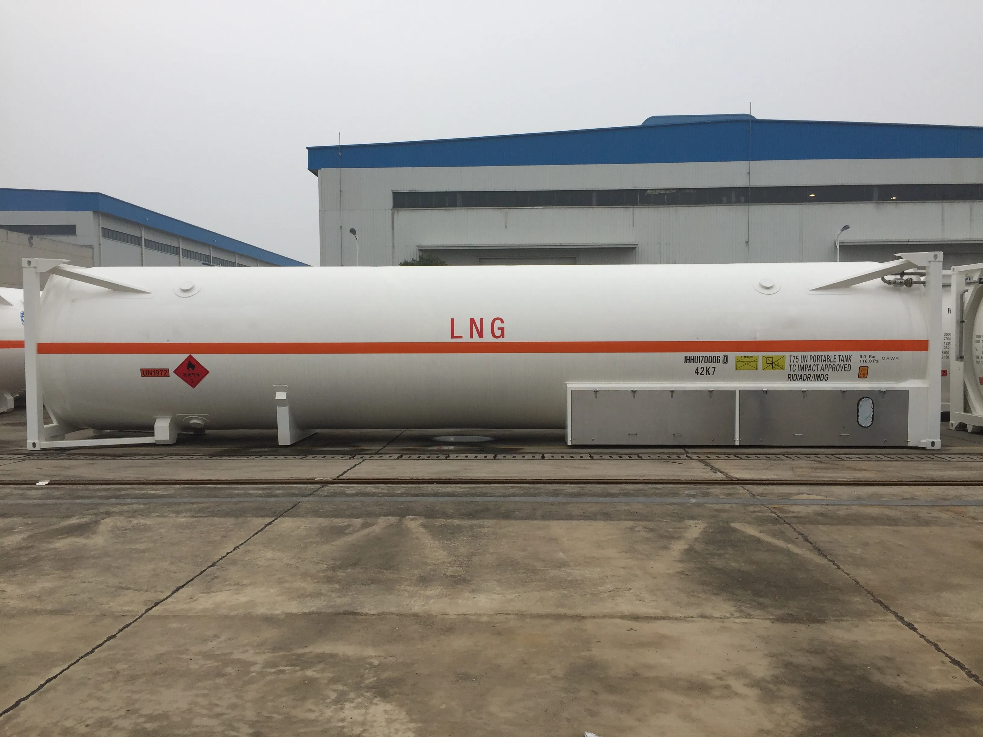40 Feet T75 LNG Tank Container - High Quality & Certificated