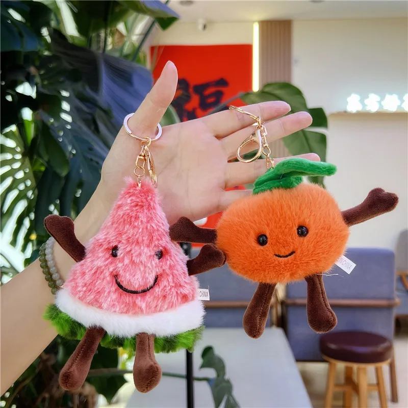 Kawaii Plushies - Cute Fruit Keychains for All Occasions