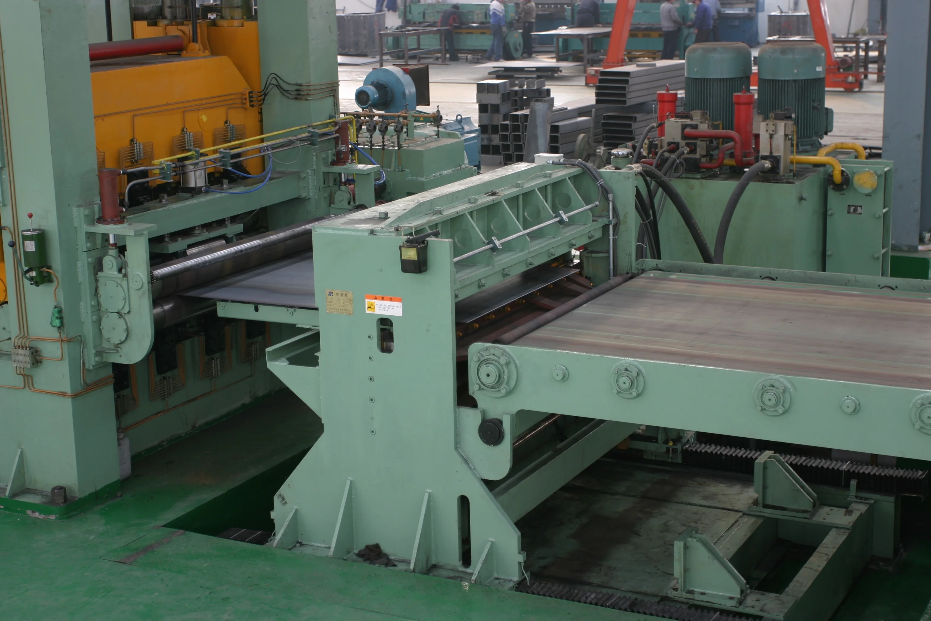 Move the Scissors/Steel Coil Fixed Length Cross Shear Machine /coil ...