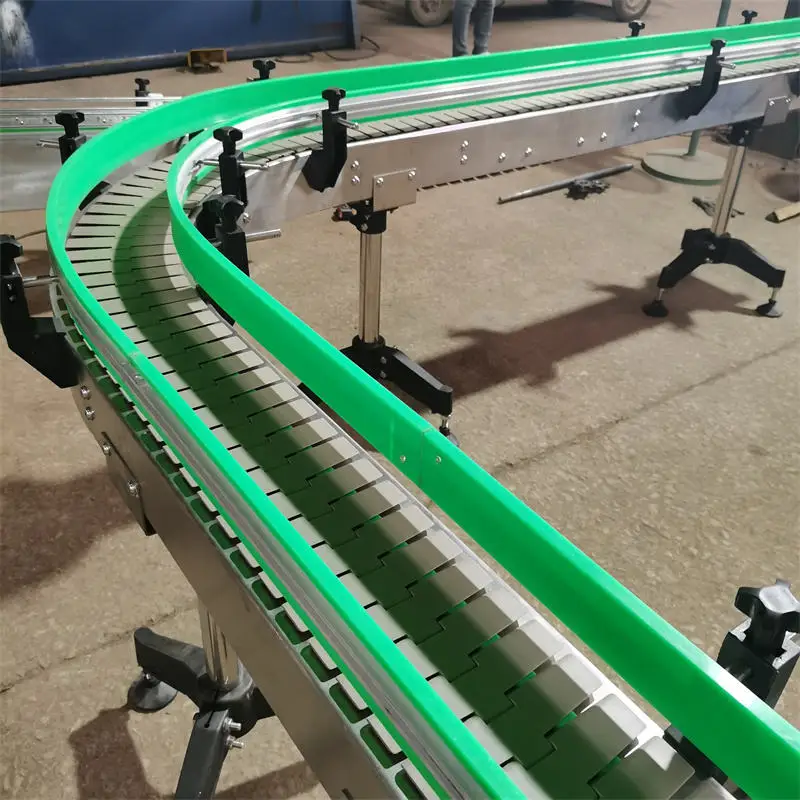 Slat Top Chain Conveyor System - Adjustable Belt Conveyor for Food ...