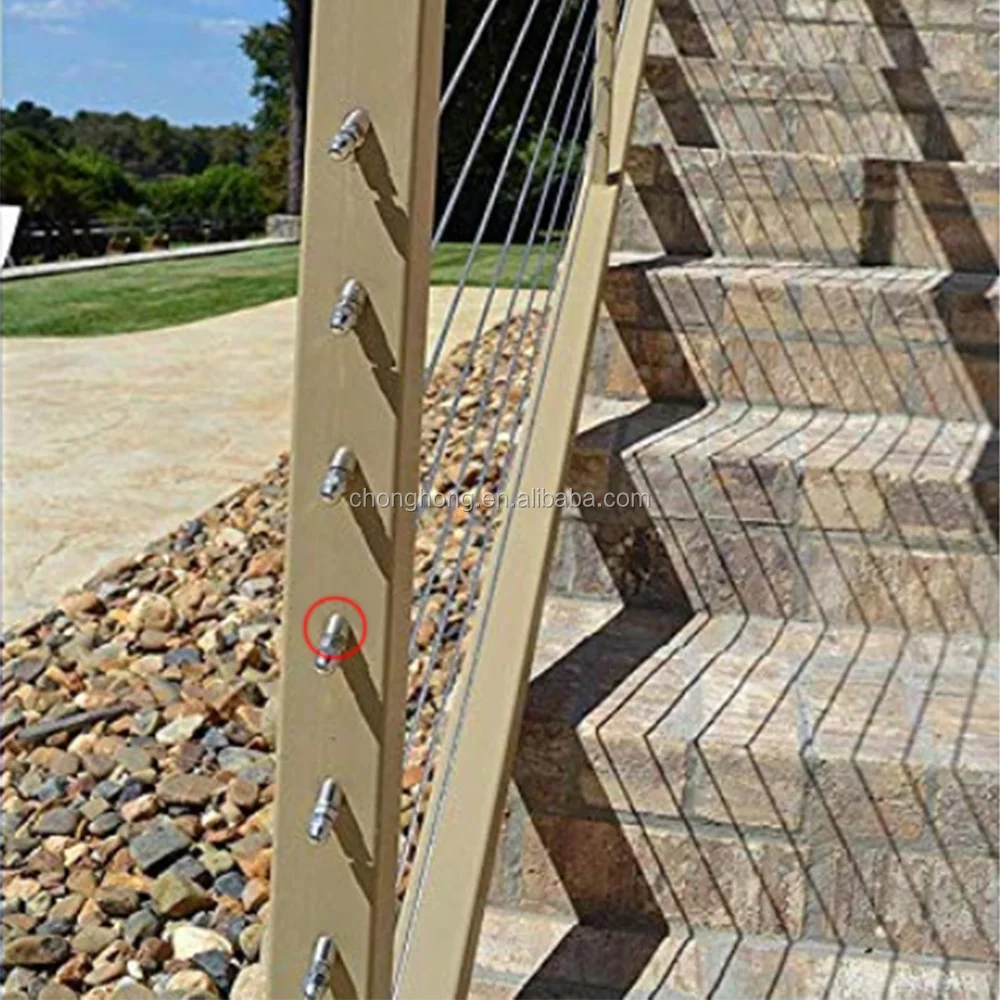 T316 Stainless Steel Cable Railing Angle Washers 33 & 37 Degree Angle ...