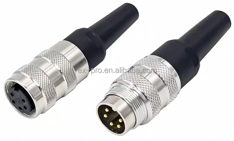 Metal circular screw locking connector Binder C091J09 Amphenol AISG ...