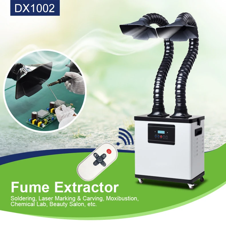 330W/220W CO2 CNC Laser Cutting Machine Air Filter & Fume Extractor - OEM