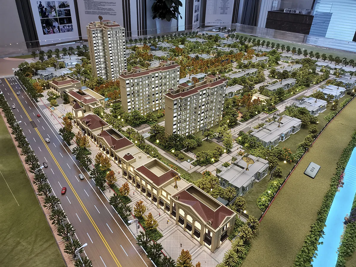 Professional High-rise Residential 3d Architectural Model Miniature ...