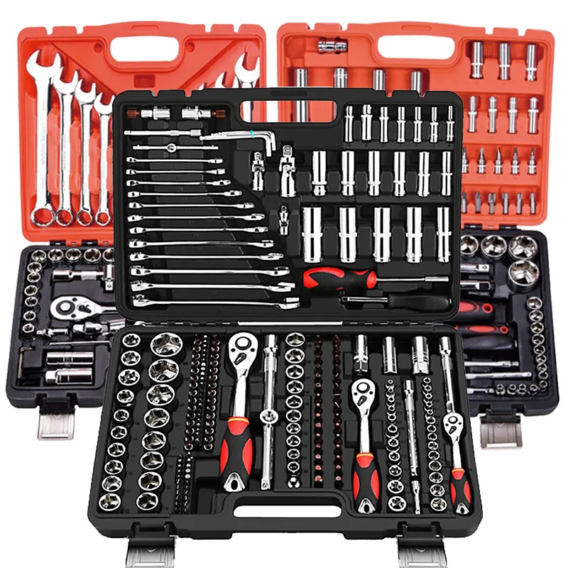 Multifunctional Household Repair Manual Tool Set 216/172 Pcs Ratchet ...