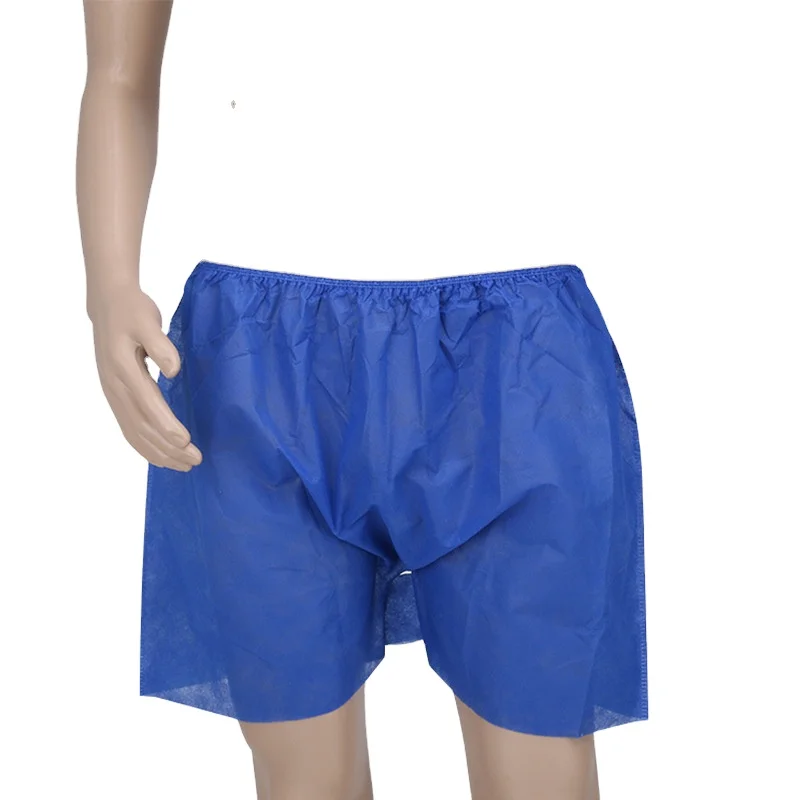 Men's Black Disposable Boxer Shorts Paper Underwear For Spa With Lower ...