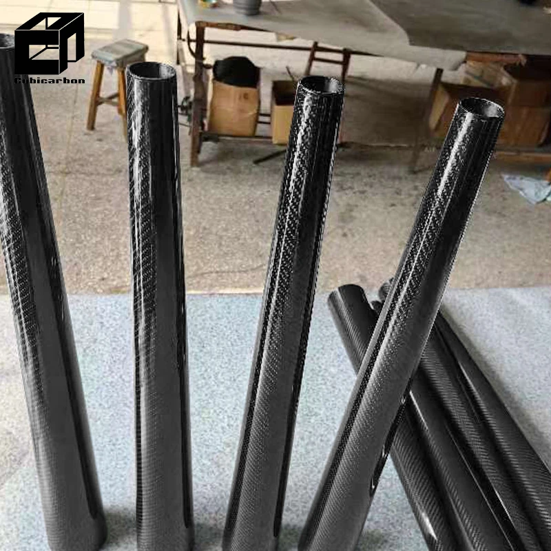 High Strength Carbon Fiber Tapered Tubes from Factory Direct