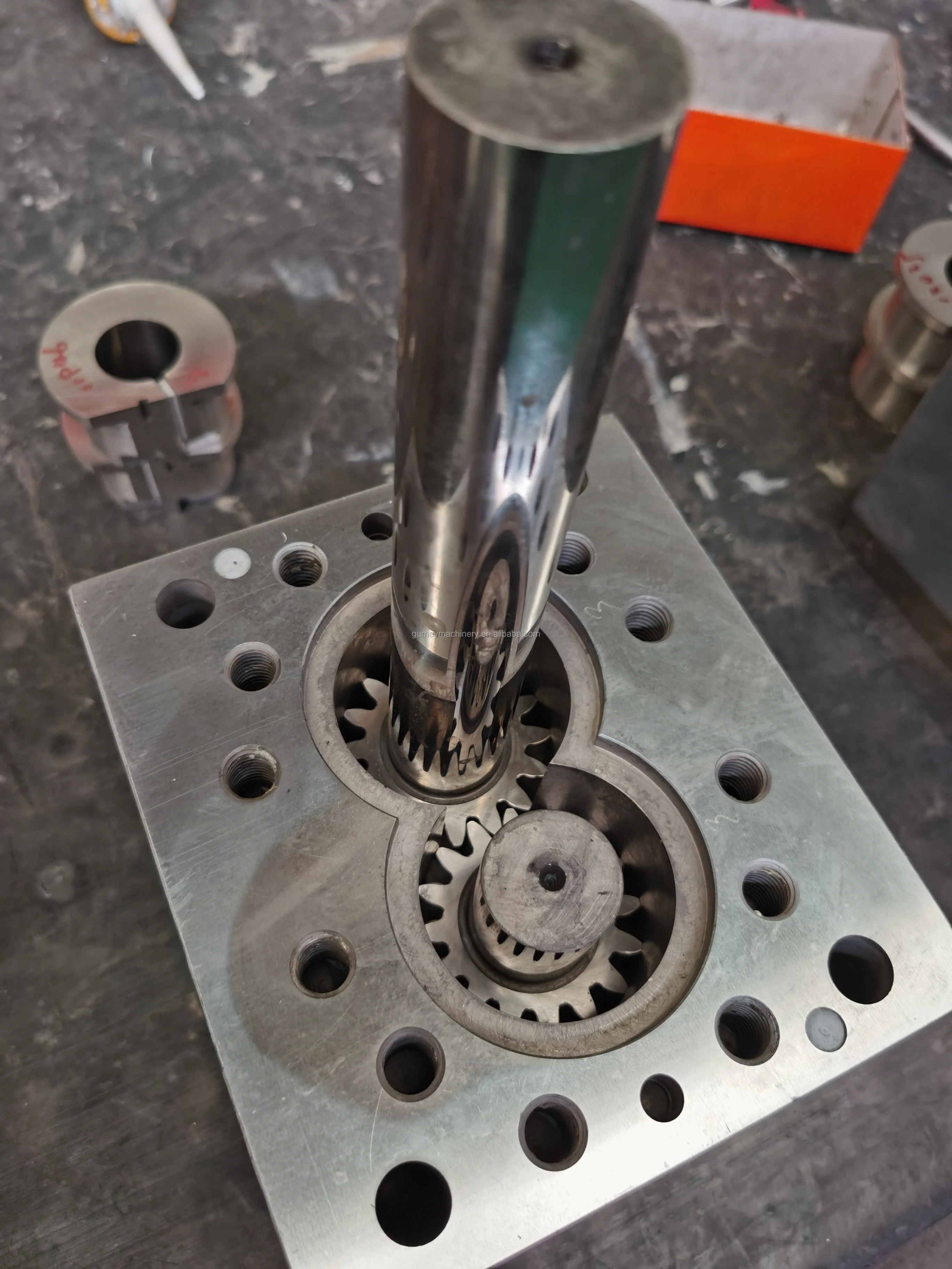 Extrusion/extruder Melt Gear Pumps For Continuous Production Line Sheet ...