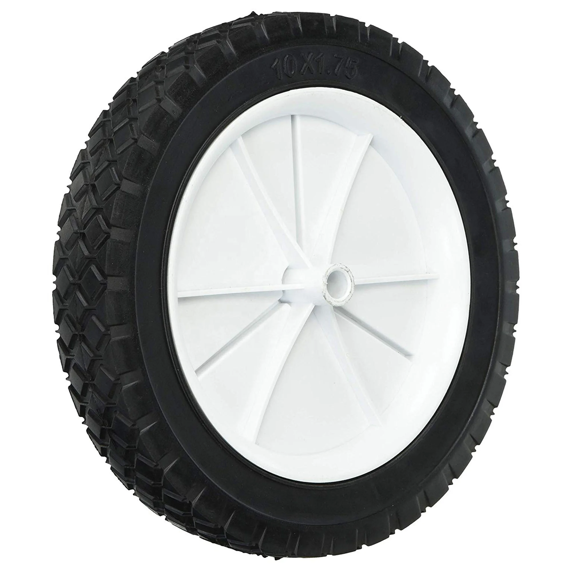 10'' Semi Pneumatic Rubber Wheel 10'' Light Weight Rubber Plastic Wheel ...