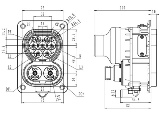 Ccs2 To Ccs1 Adapter Ccs1 To Ccs2 To Ccs1 - Buy Ccs2 To Ccs1 Adapter ...
