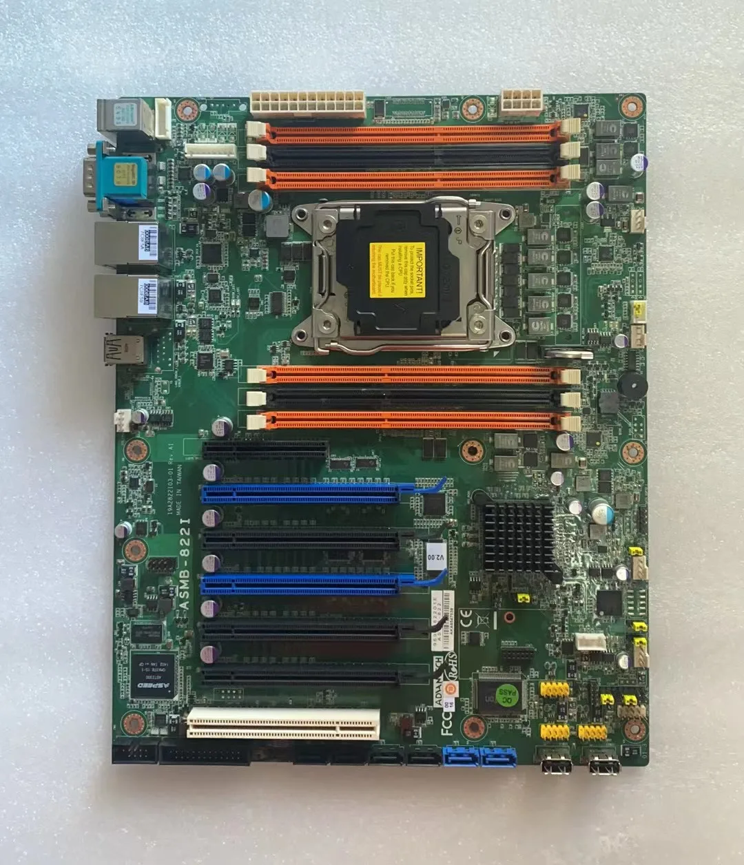 Asmb-822i Rev.a1 Asmb-823i-00a1e Asmb-820i Asmb-821i Genuine Advantech Server Motherboard Can Be ...