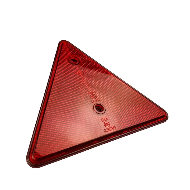 ECE PMMA Truck Trailer Rear Reflective Sticker Triangle Plastic Retro ...