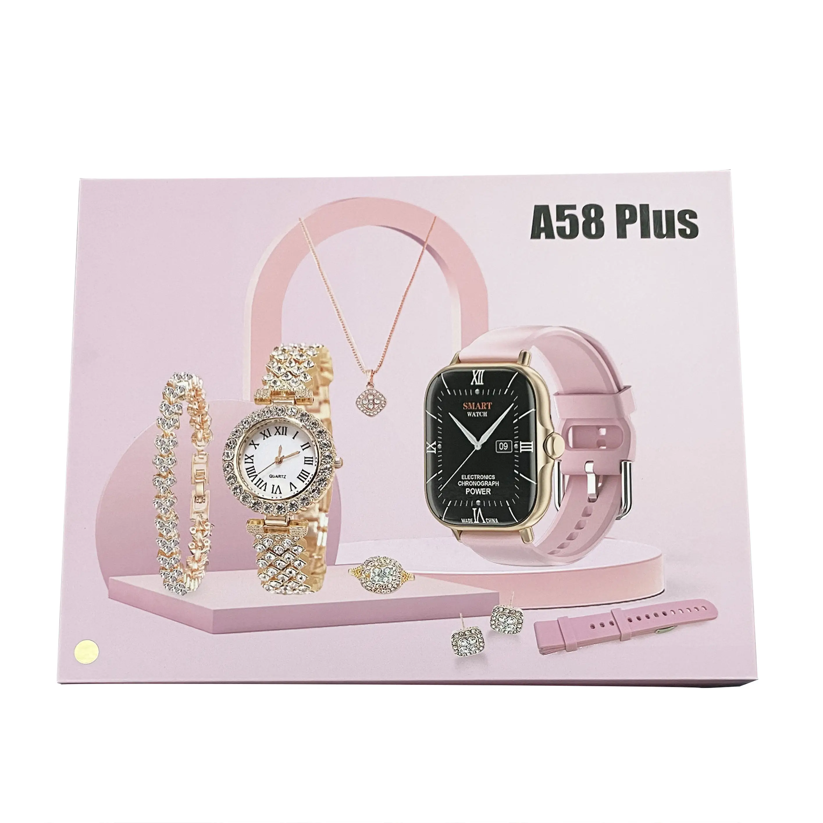 A58 Plus Ladies Gold Watch - Smart & Stylish Combination