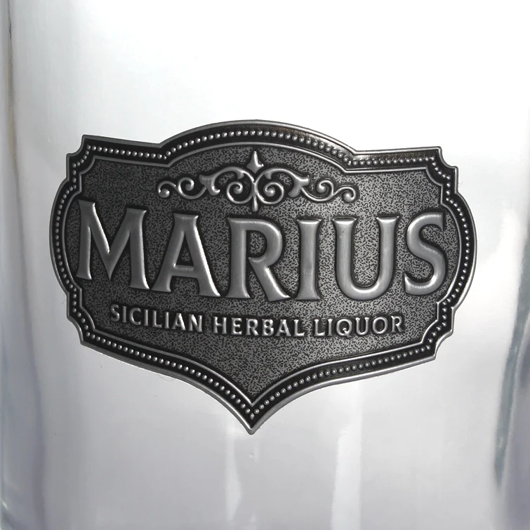 Customized Embossed Tin Pewter Aluminum Vodka Gin Liquor Tequila ...