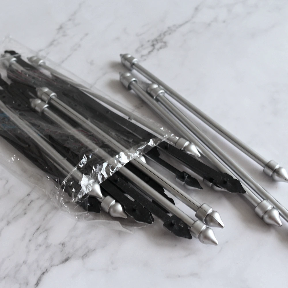 Wholesale Sticks Silver Color And Gold Color Plastic Sticks For Scroll ...