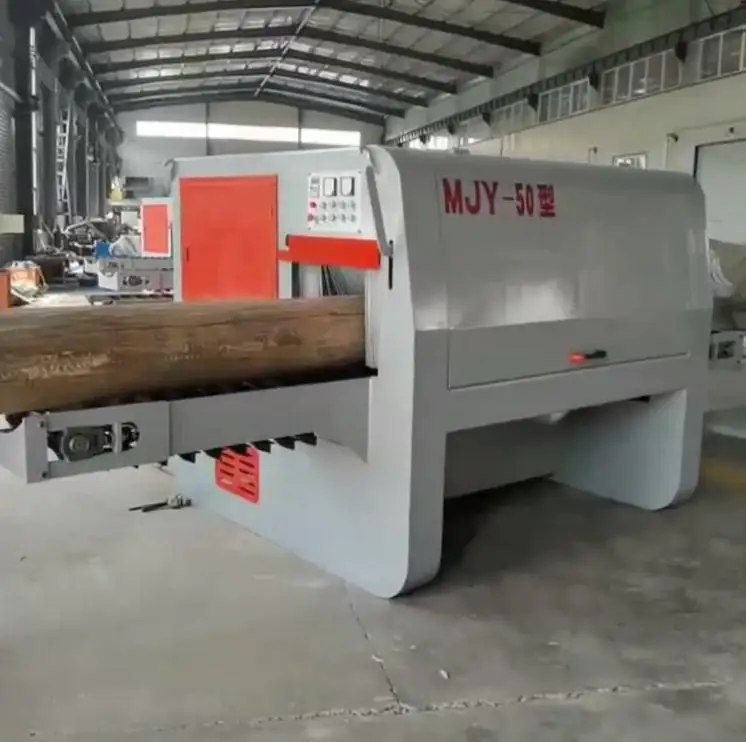 Log Multiple Blades Circular Sawmill Machine Wood Multi Rip Saw Mill ...