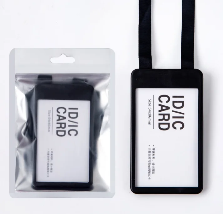 Creative Double Pull Silicone Lashing Card Sleeve Work Certificate ...