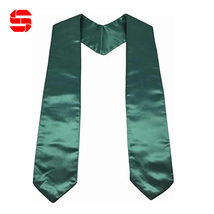 Wholesale Adult Sublimation Blank Colorful Graduation Stole White ...