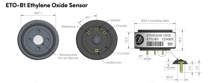 Alphasense Industrial Electrochemical Ethylene Oxide Environmental ...