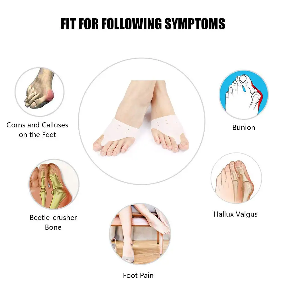 Toe Spacers Toe Spreaders Toe Alignment Toe Corrector Bunion Relief Toe ...