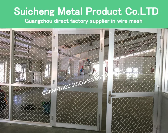 Modern Aluminum Amplimesh Security Window Grill Powder Coated With ...