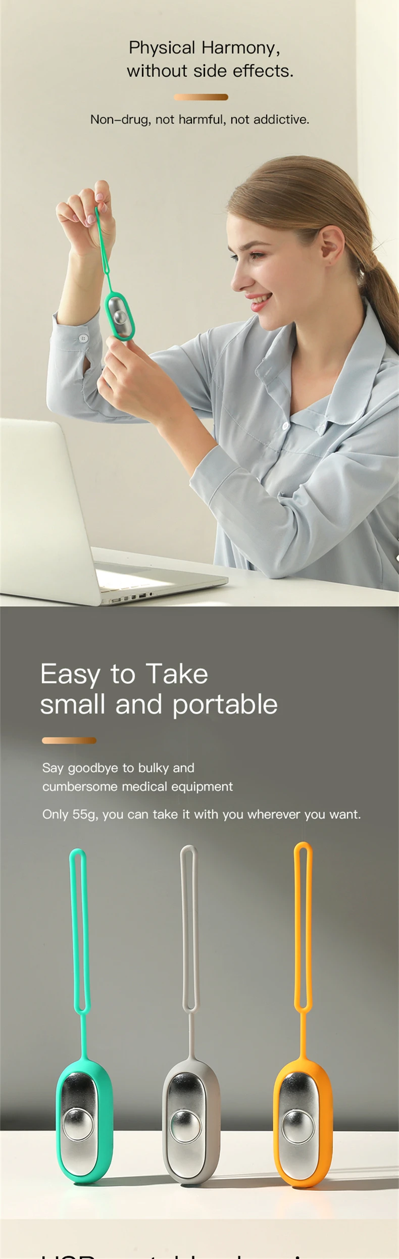 In Stock Electrical Handhold Sleep Calm Aid Device for Fast Sleeping