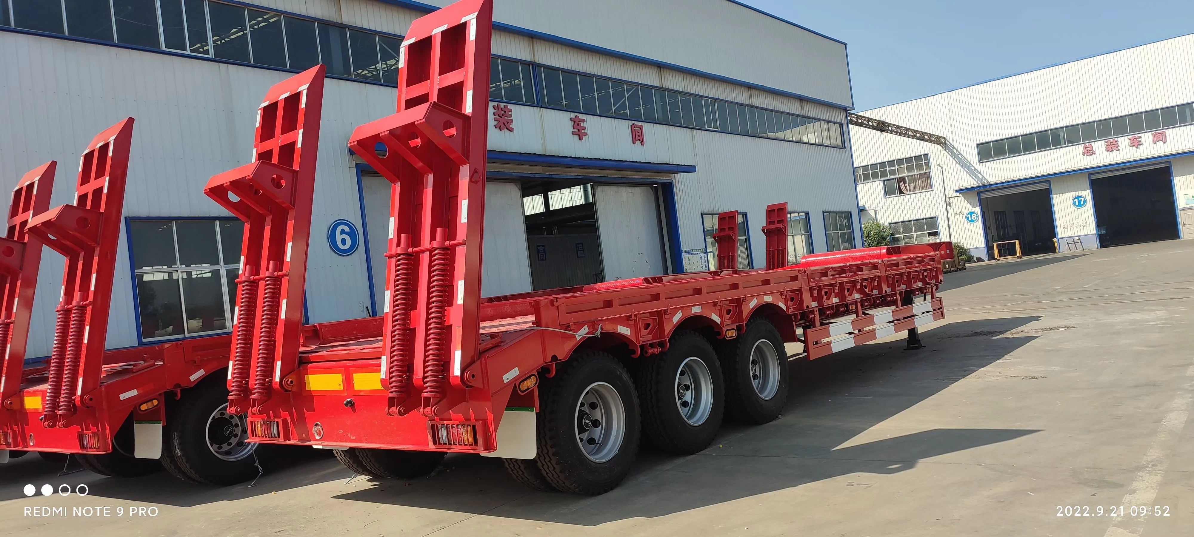3/4 AXLE LOWBED LOWBOY TRUCK TRAILER SEMI TRAILER 50Ton-100Ton ...