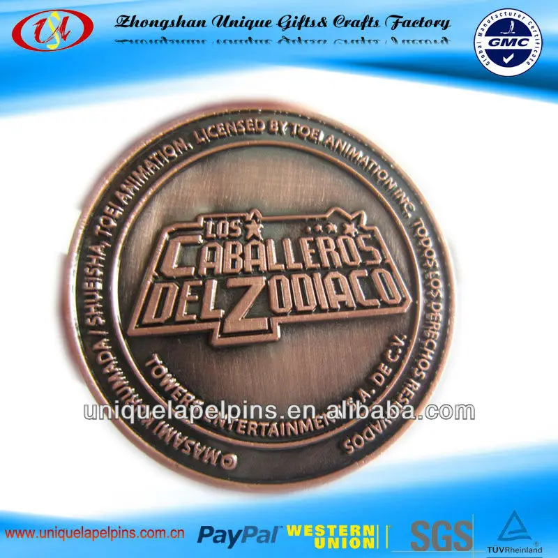 Samurai Challenge Coin Factory Direct Sale Souvenir Custom Metal Coins ...