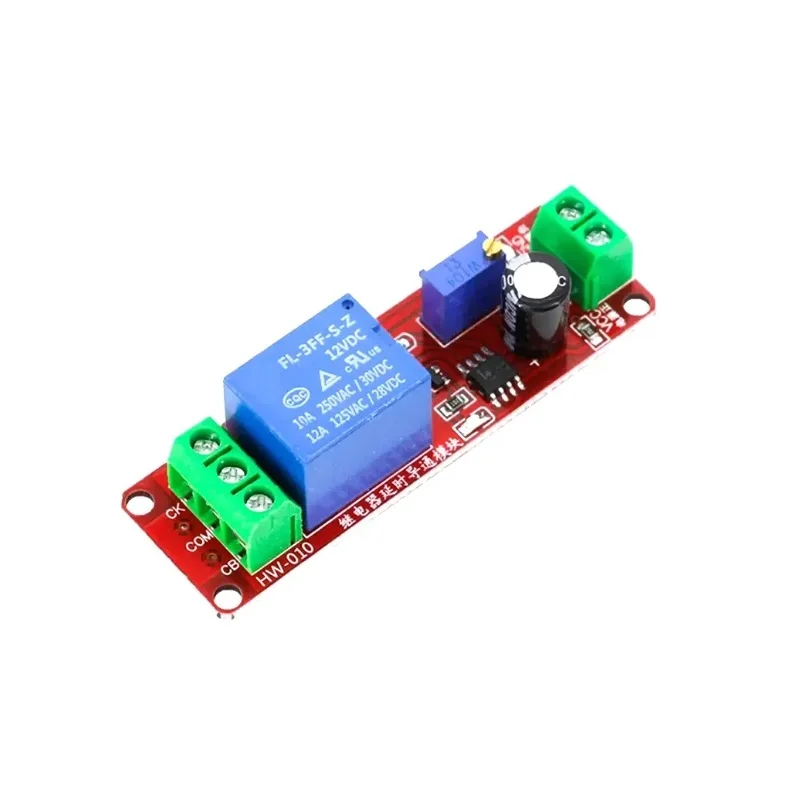 NE555 Timer Switch Adjustable Module Time Delay Relay DC 5V/12V