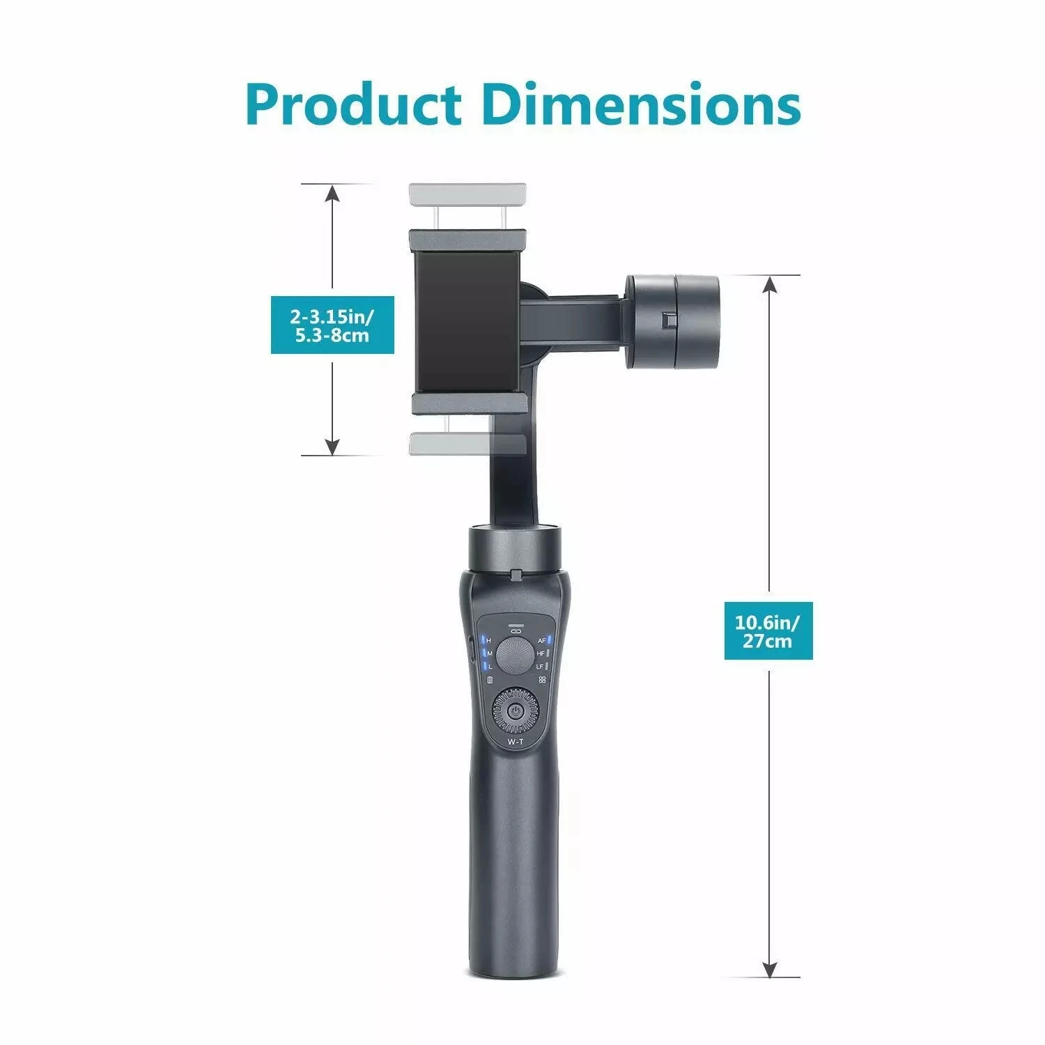 3 Axis Handheld Gimbal S5B Camera Stabilizer With Tripod Face Tracking ...