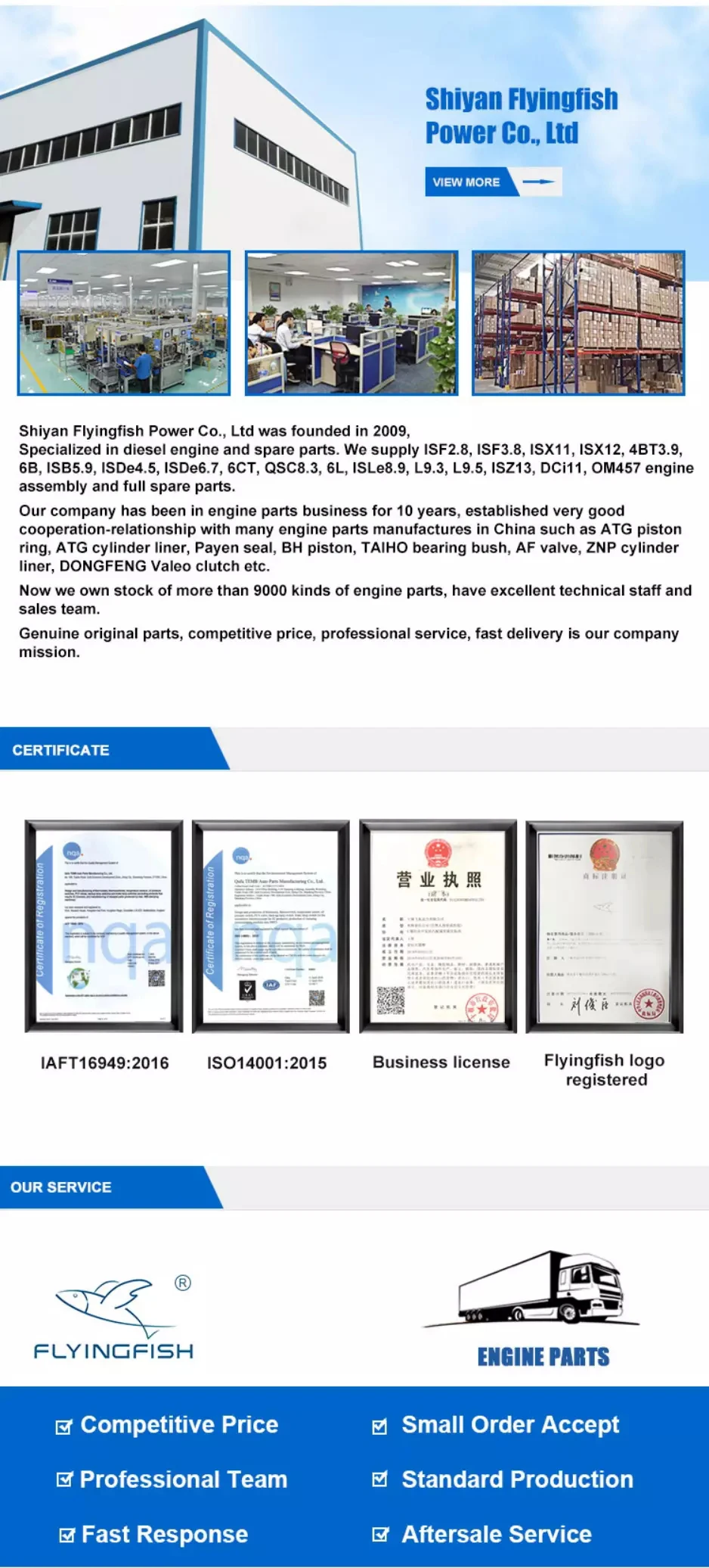 ISM11 QSM11 M11 Cylinder Head Assembly - Genuine & Original