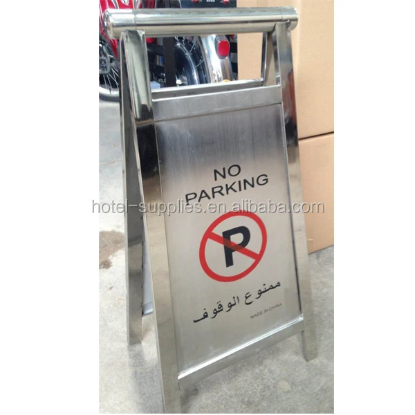 Logo Customized Foldable No Parking Sign Stand - Buy Logo Customized ...