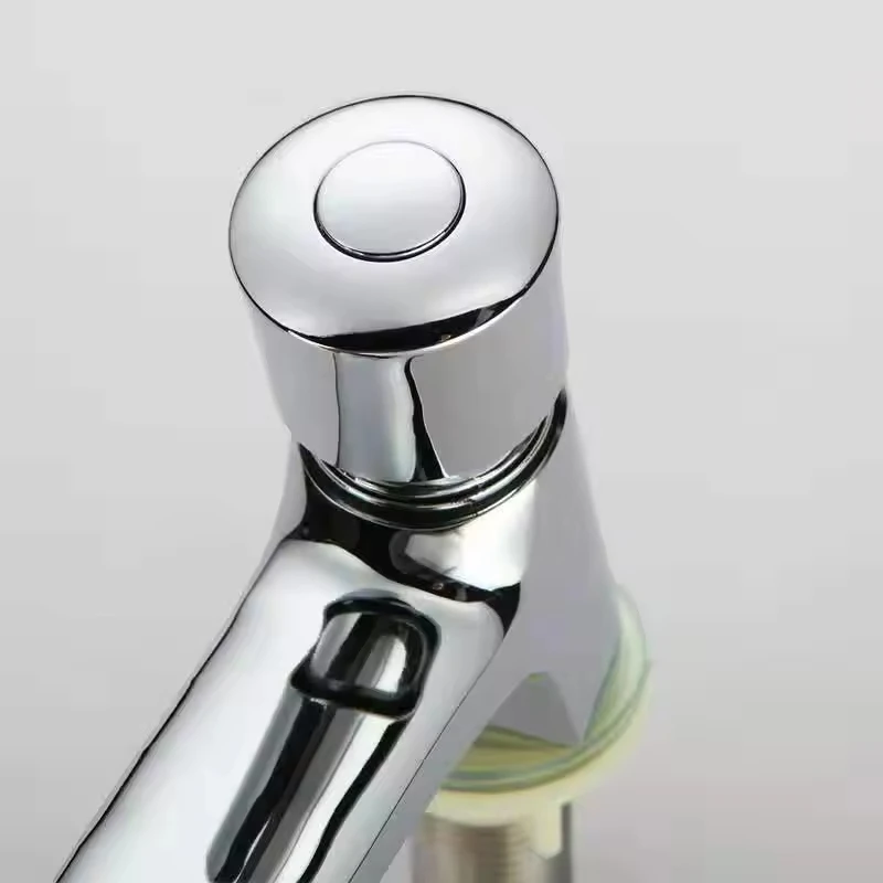 KAWAL Brass Push Button Basin Faucet - Efficient & Durable