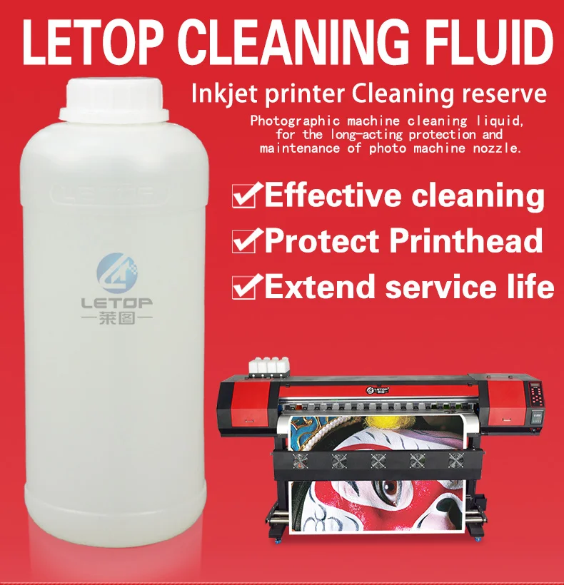 ECO Solvent Ink Cleaning Flush for Printhead DX5 DX7 XP600