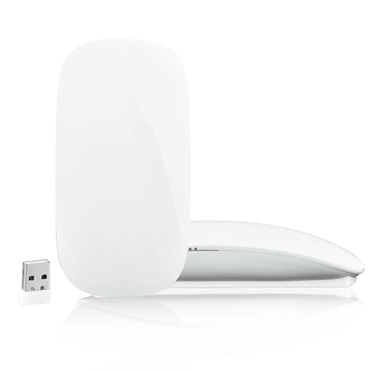 White Touch Sensitive Wireless Magic Mouse for Mac A1296 - 2.4GHz ...