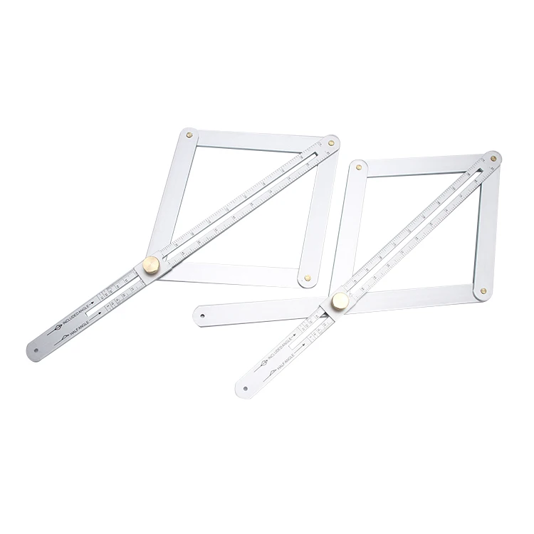 Multifunctional Aluminum Alloy Adjustable Angle Ruler Four Corner ...