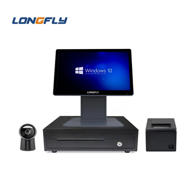Longfly Epos Systems Windows 15.6 Inch All in 1 POS Terminal Systems ...