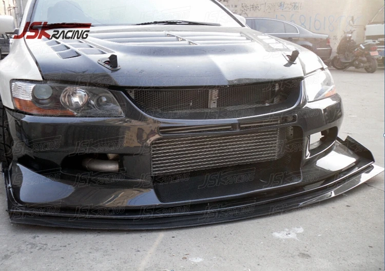 VC STYLE CARBON FIBER FRONT BUMPER for Mitsubishi Lancer EVOLUTION EVO 8-9