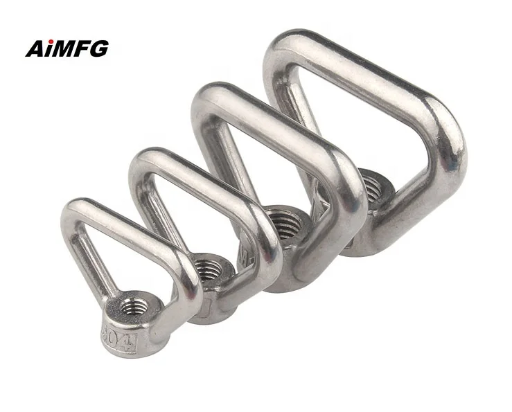 M10 Stainless Steel Eye Nuts - Durable & Versatile