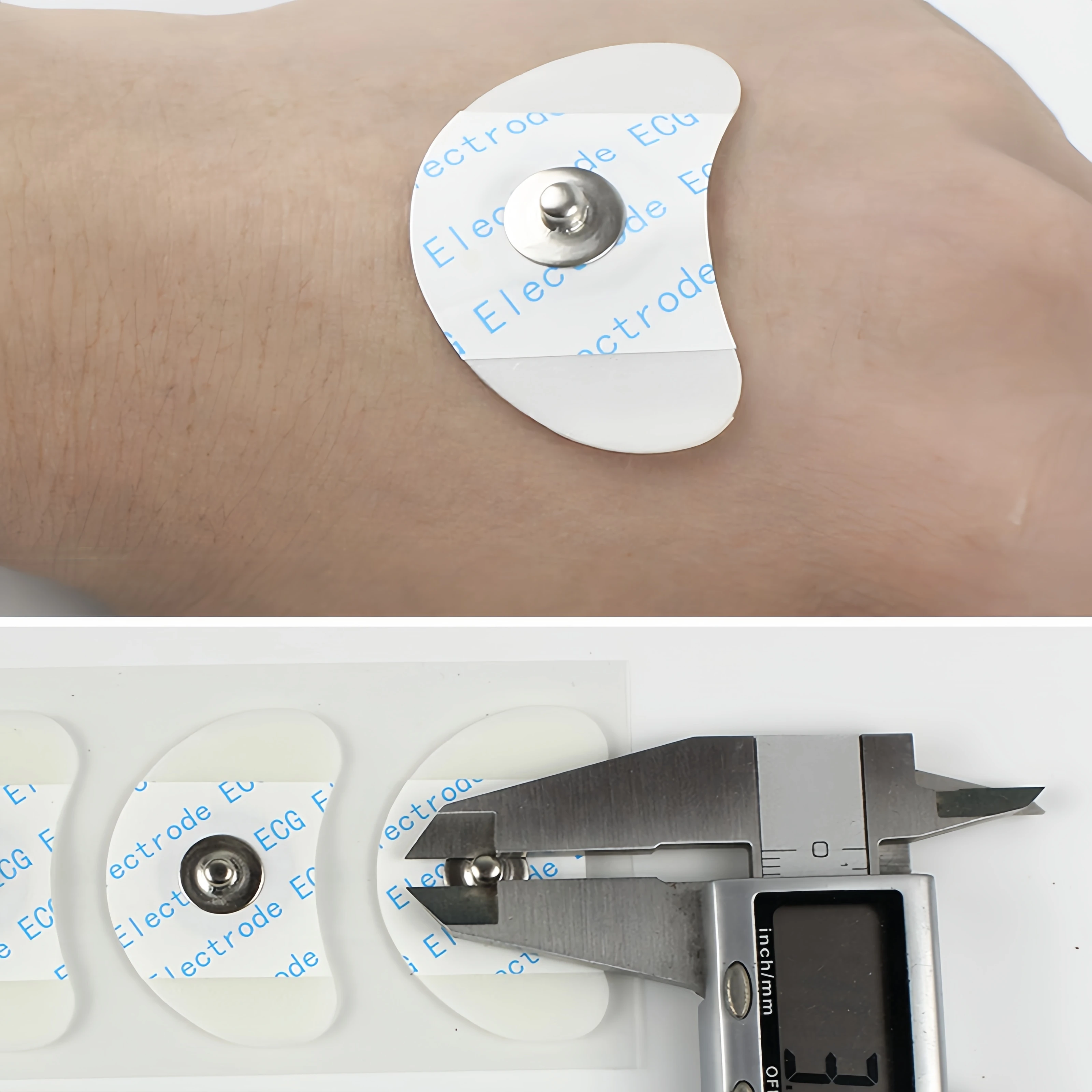 Disposable ECG Electrode Monitor Sensor Cardio Graph Pad Solid Gel ...