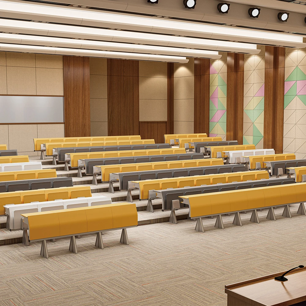 Education Lecture Halls Auditorium Chair School Folding Table Desk ...