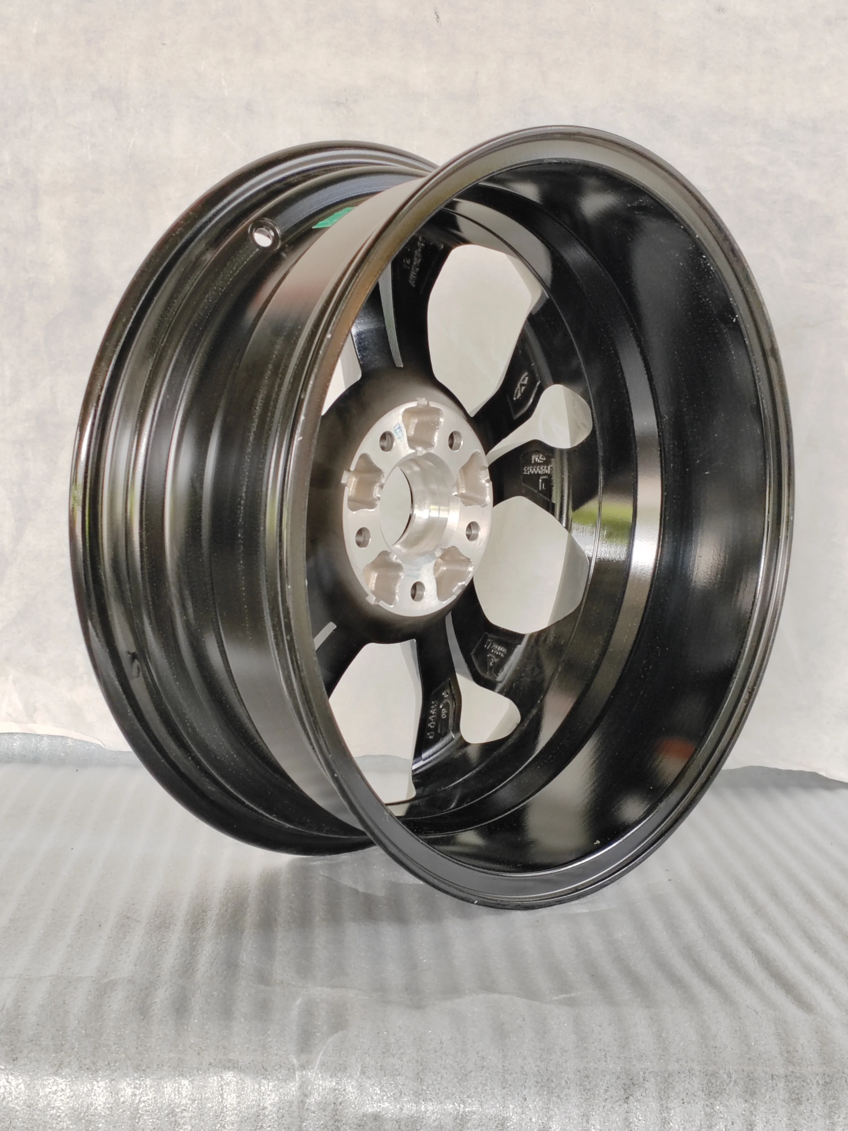 SYAC 17 Inch Black Machined Face Aluminum Alloy Wheels