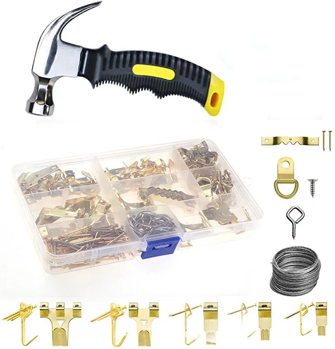 Picture Hanging Tool Picture Frame Metal Hardware Hanging kit with ...