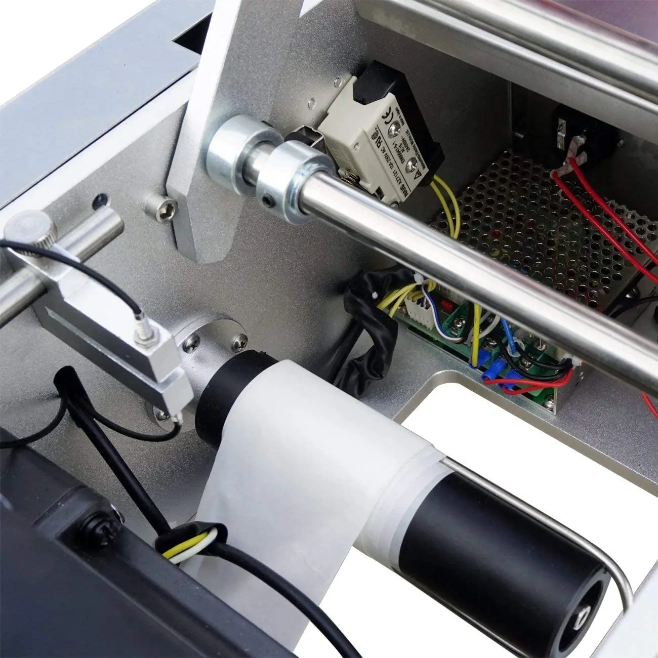 MT50 Semi-Automatic Bottle Labeler Machine for Round Glass, 10-130mm