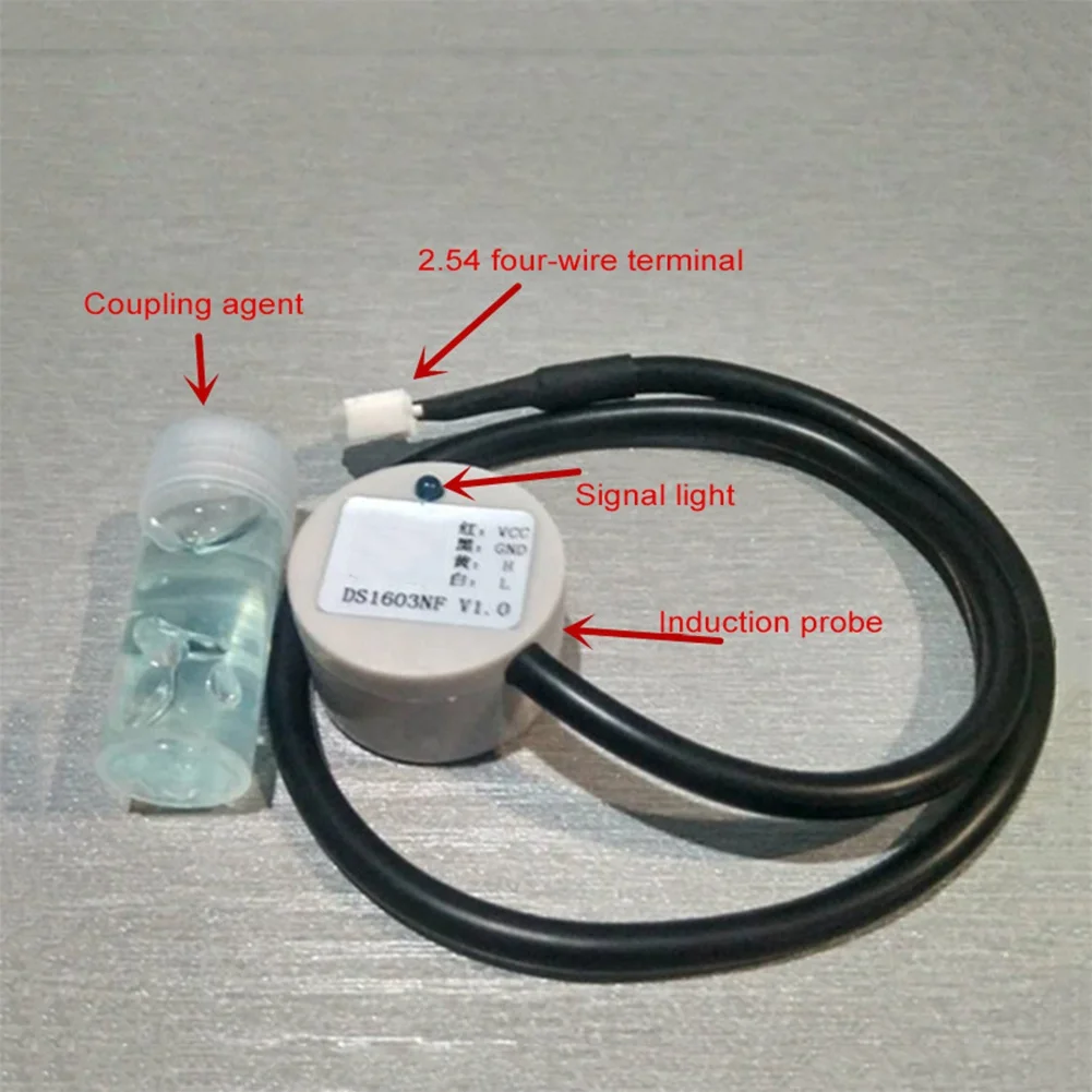 Taidacent Ultrasonic Liquid Level Sensor Module for Metal Containers