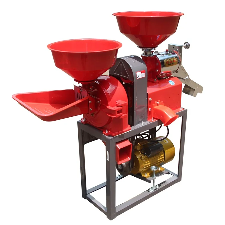 High Quality Combined Rice Flour Mill Machine 2 In 1 Grain Processing ...