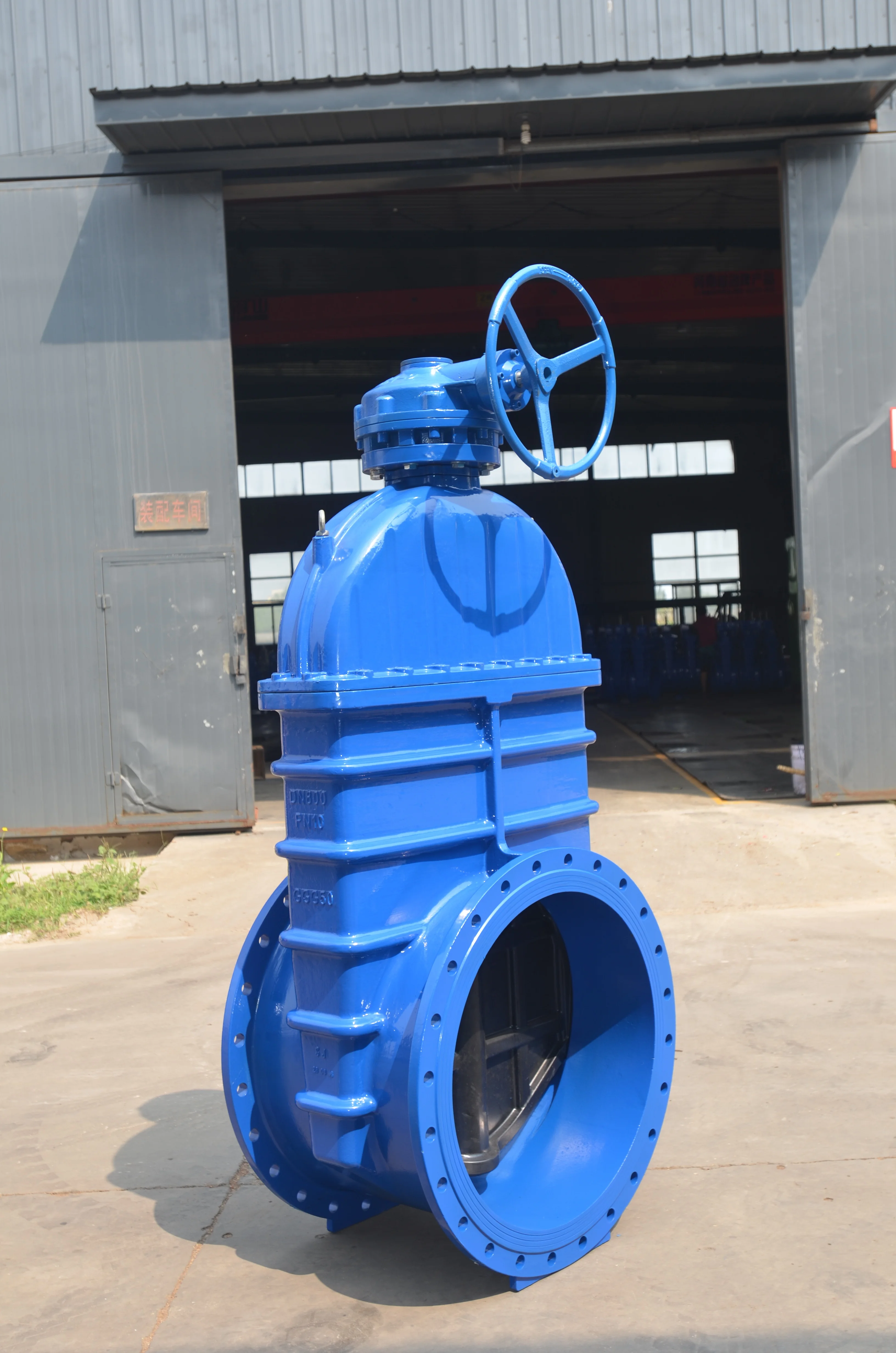 Din3352 Ductile Iron Gate Valve,Dn350-dn800 Big Size Non-rising Stem ...