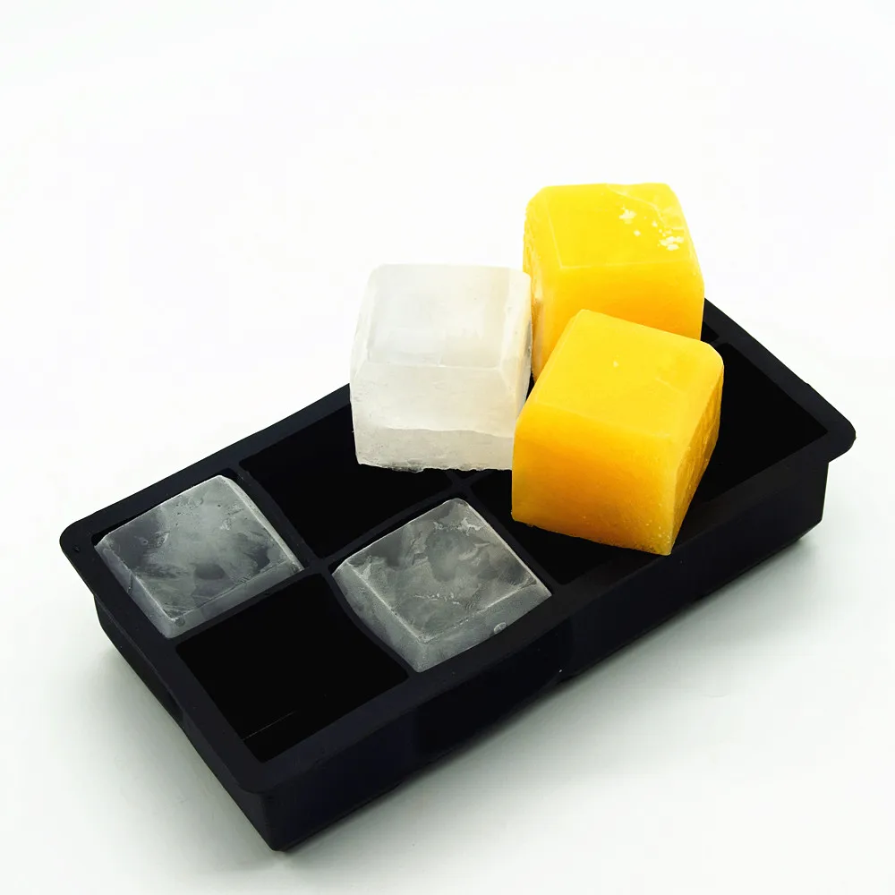 Sw Food Grade Big Giant Size Large Ice Cube Mold Reusable Bpa Free 8 ...