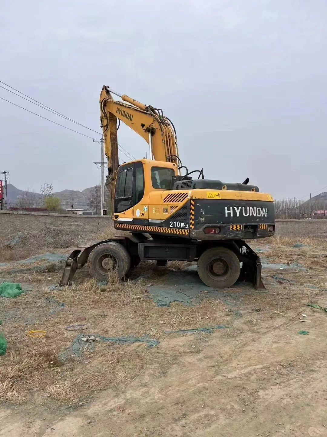 Korea Used R210w-9 hyundai Wheel Excavator for Sale , Hyundai R210 R215 ...