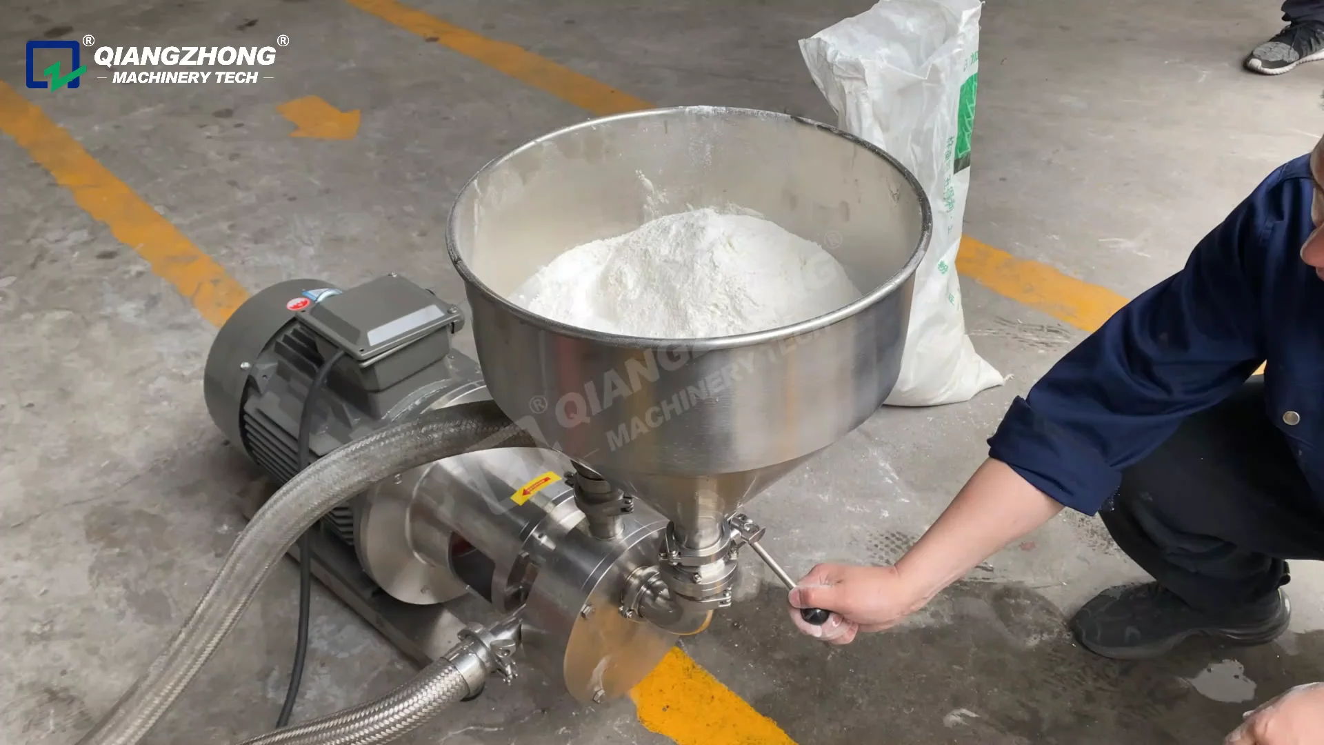 Solid Liquid Powder Suction Emulsifier Milk And Water Mixing Bitumen ...